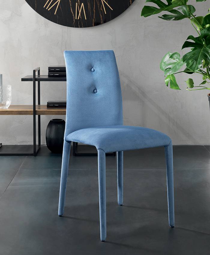 Sonia Flex, chair or stool with contoured and flexible backrest - Riflessi
