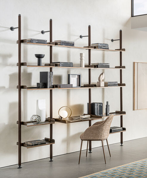 Libreria componibile e modulare - Techwall, Riflessi