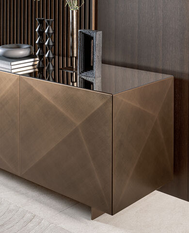 Cubric, sideboard or cupboard with diamond doors - Riflessi