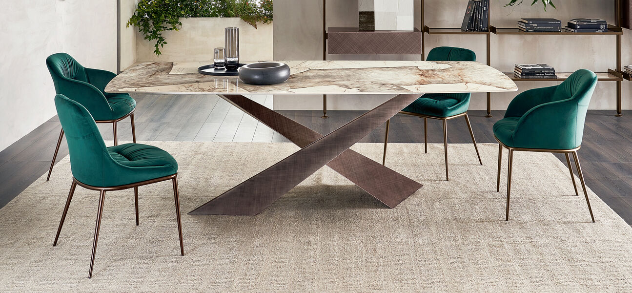 Chic, elegante sedia di design - Riflessi