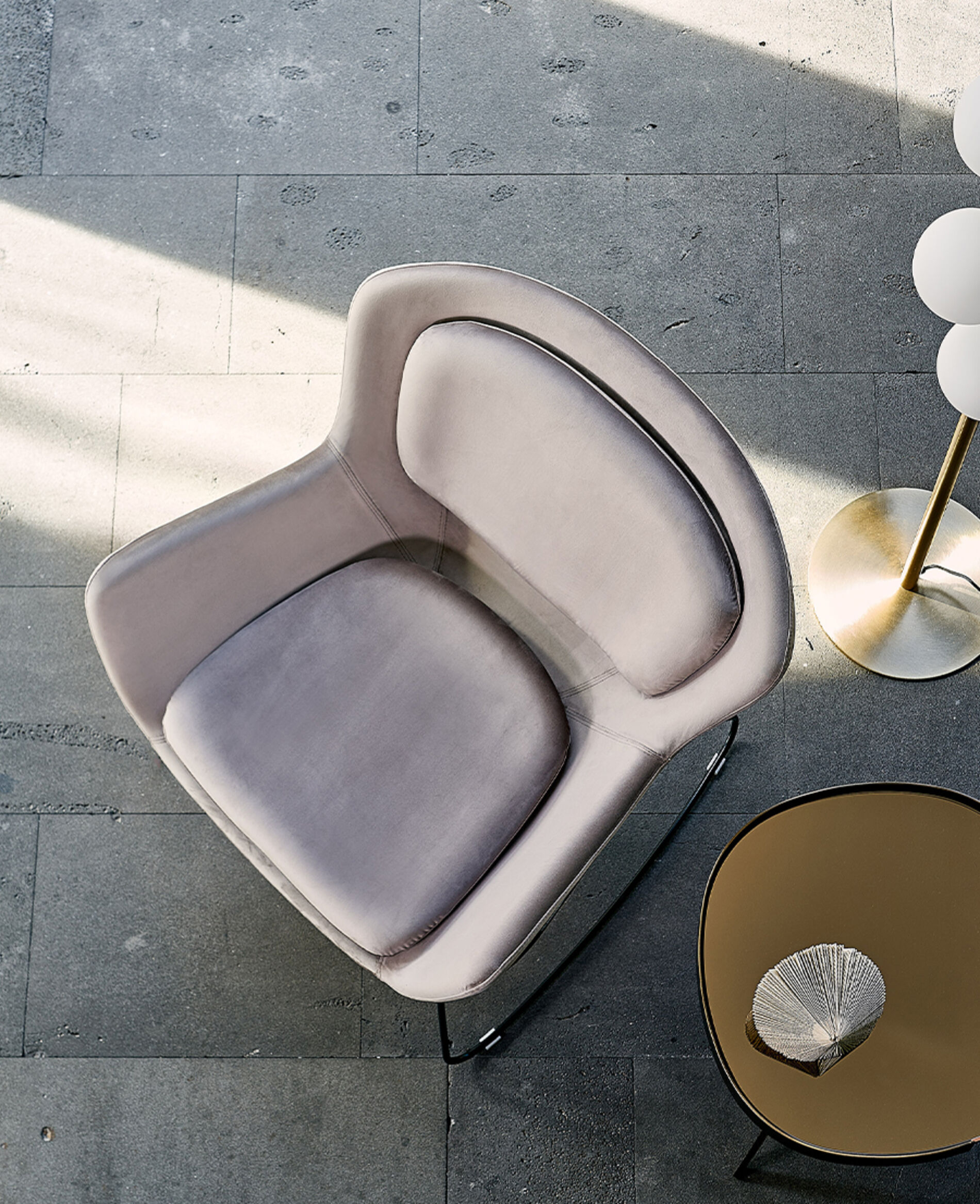 Meghan - poltrona di design, seduta e schienale ergonomici