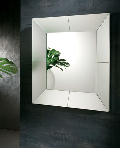 Iceberg, grande specchio da parete cornice cristallo - Riflessi