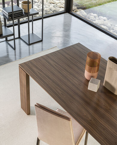 Atlante, wooden table extendable up to 3 meters, elegant and rigorous ...